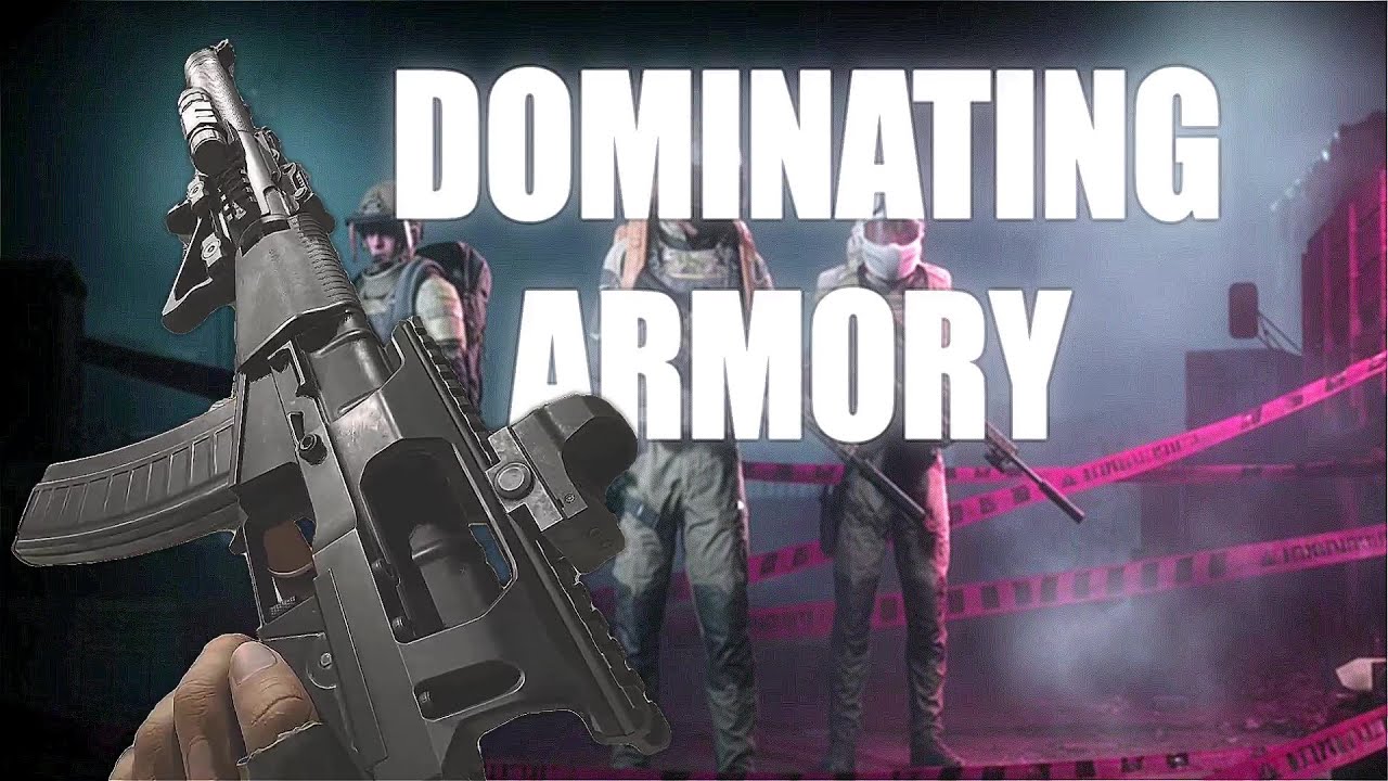 DOMINATING ARMORY (arena breakout infinite montage) - YouTube