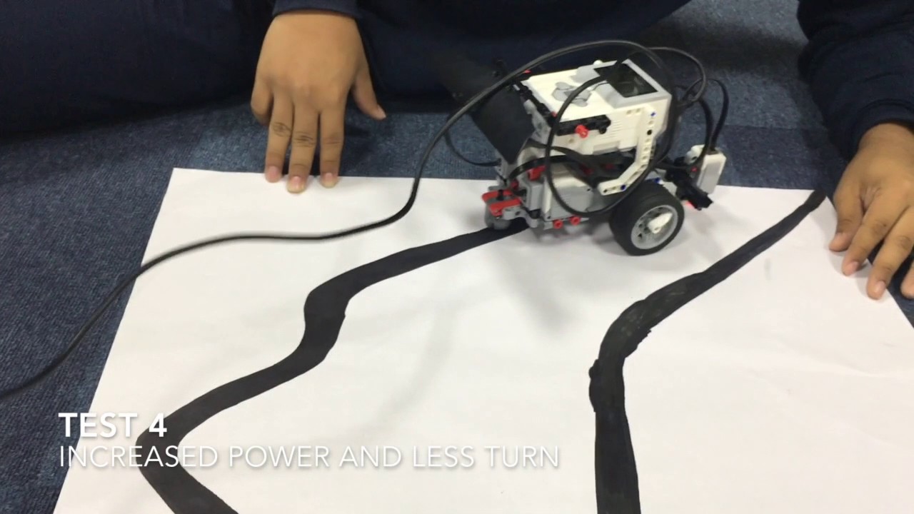 EV3 Colour Sensor Robot Progression - YouTube