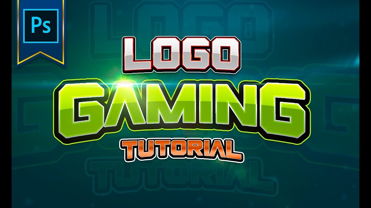 Aprende a crear tu propio Logo Gaming en Adobe Photoshop - YouTube