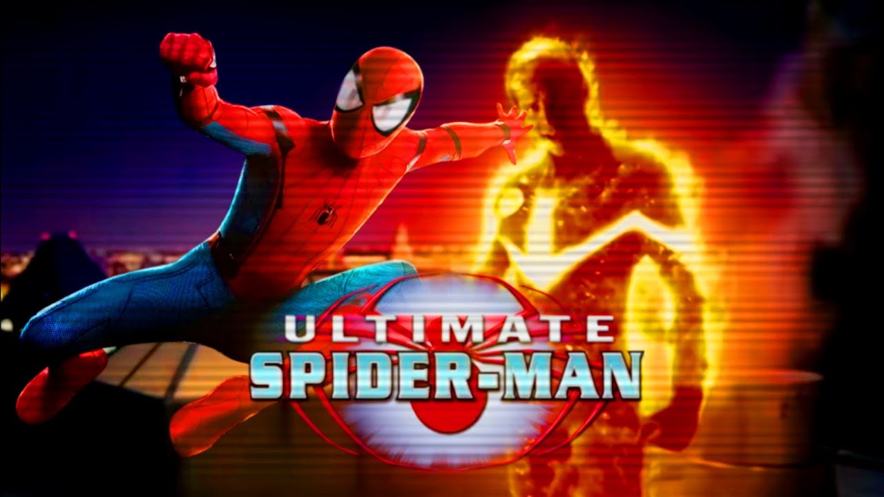 Ultimate Spider-man (ABC) Spidey conoce a jhonny storm | clip fanmade ...