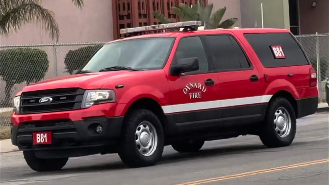 Oxnard Fire Department *OLD* Battalion Chief 81 ( B81 ) Heading to ...