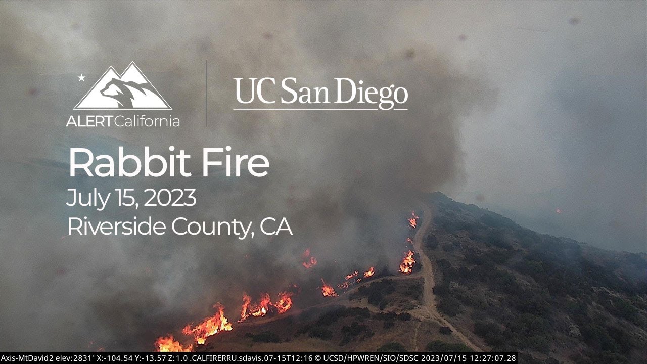 Rabbit Fire: Riverside County July 2023 - YouTube