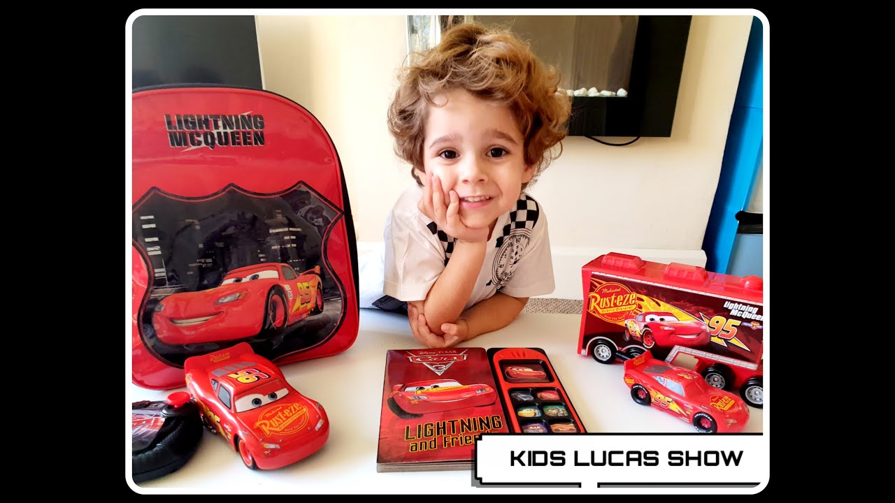 Disney Cars Toys big Surprise with Lucas, cars toys funny videos - YouTube