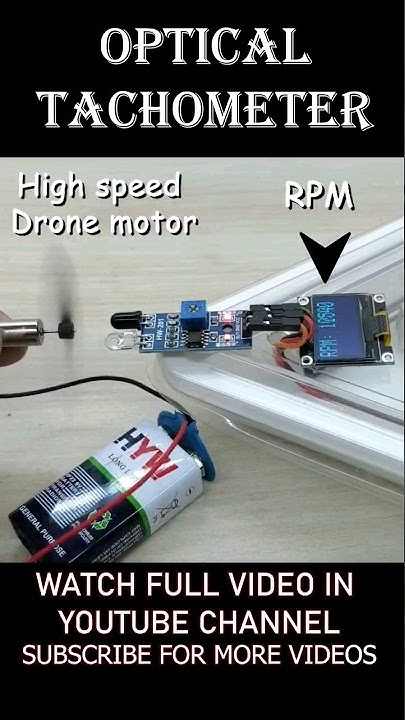 How to make Optical Tachometer #arduinoproject #arduino - YouTube