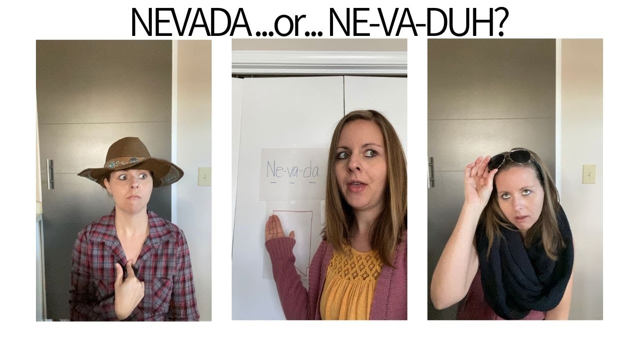 Nevada or Ne-va-duh - YouTube