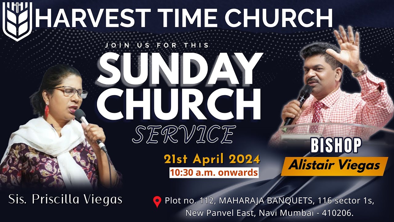HARVEST TIME CHURCH | Sunday Church Service | 21-04-2024 | The Right ...