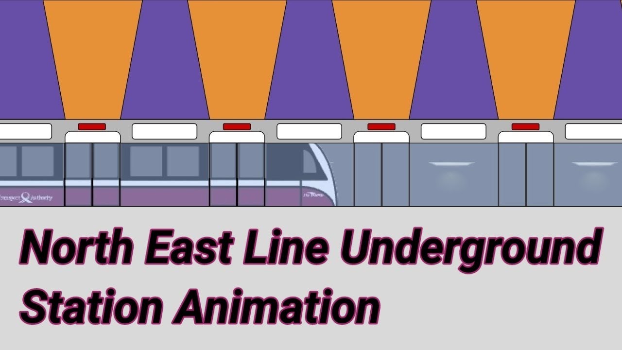 North East Line Underground Station Animation - YouTube