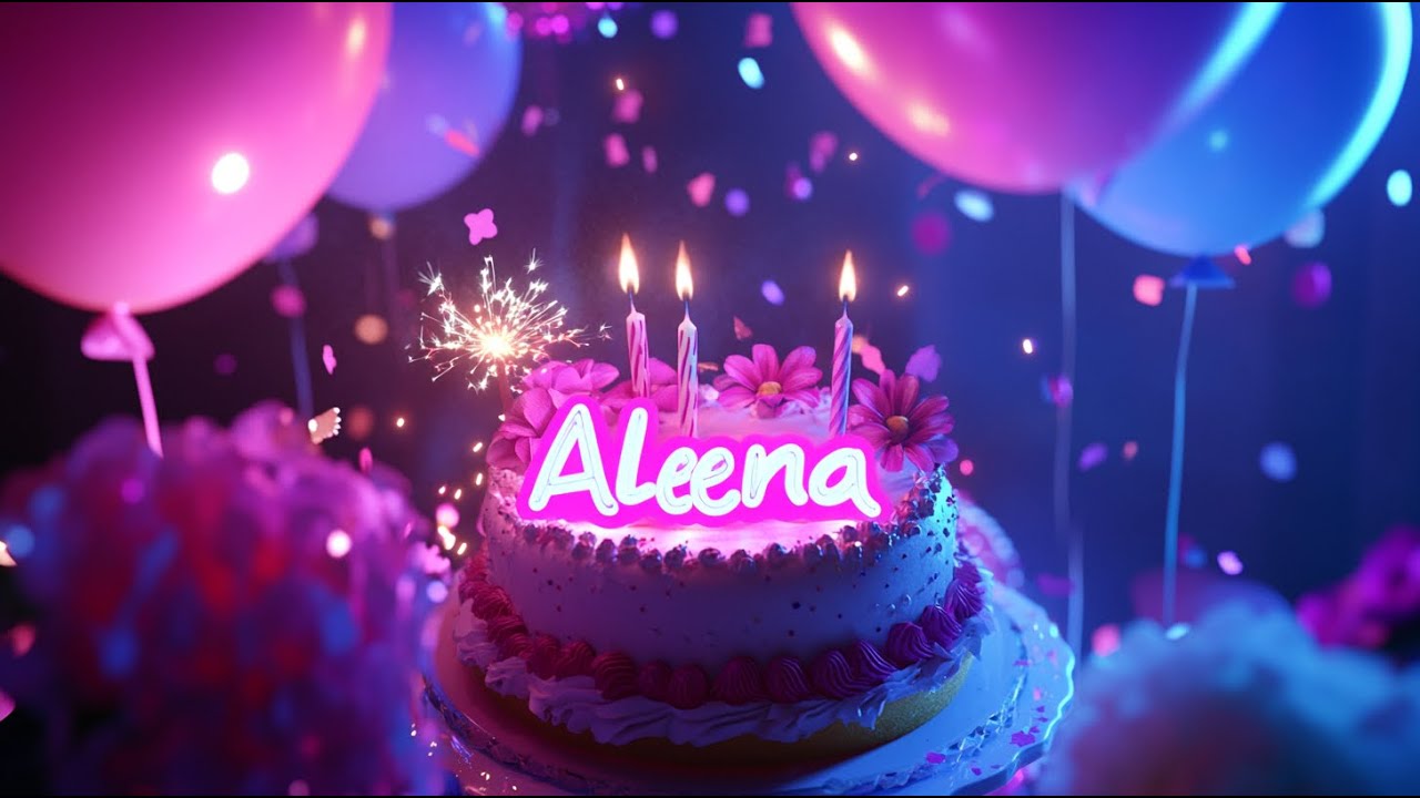 Aleena Happy Birthday Tu U - DJ Remix, Special Birthday Greetings - YouTube