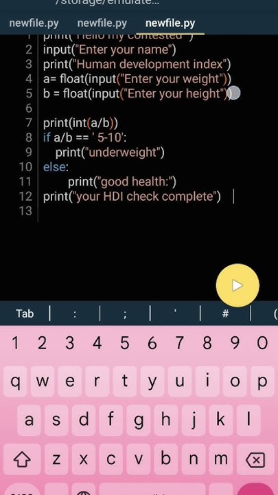 Python Coding For Hdi Pythonprogramming Pythontutorial Java Computerprogramming Youtube