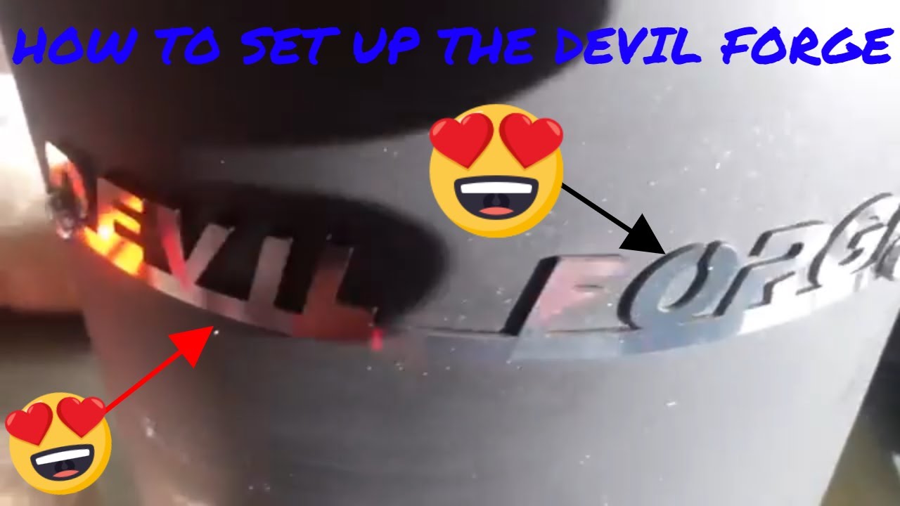 devils forge unboxing and setup silver pours soon - YouTube