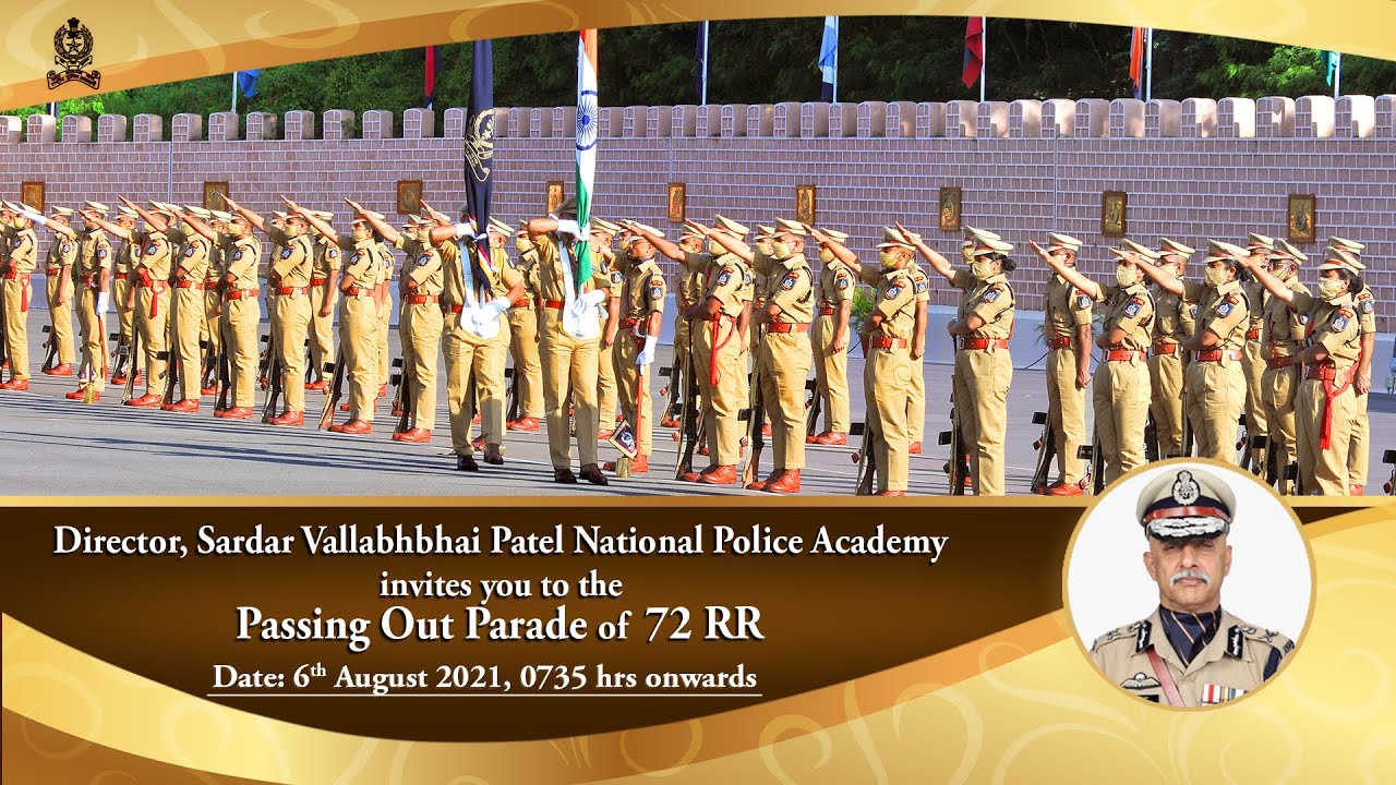 Invitation to the Passing Out Parade of 72RR - YouTube