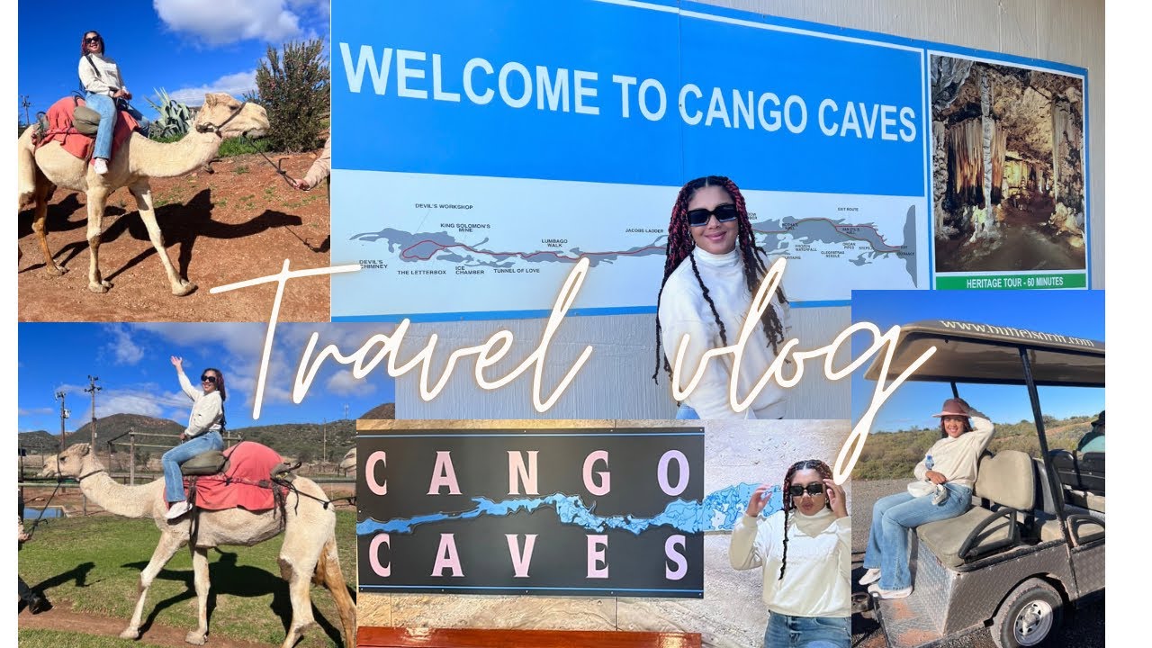 Travel vlog of Oudtshoorn| Cango caves and Buffelsdrift| South African YouTuber - YouTube