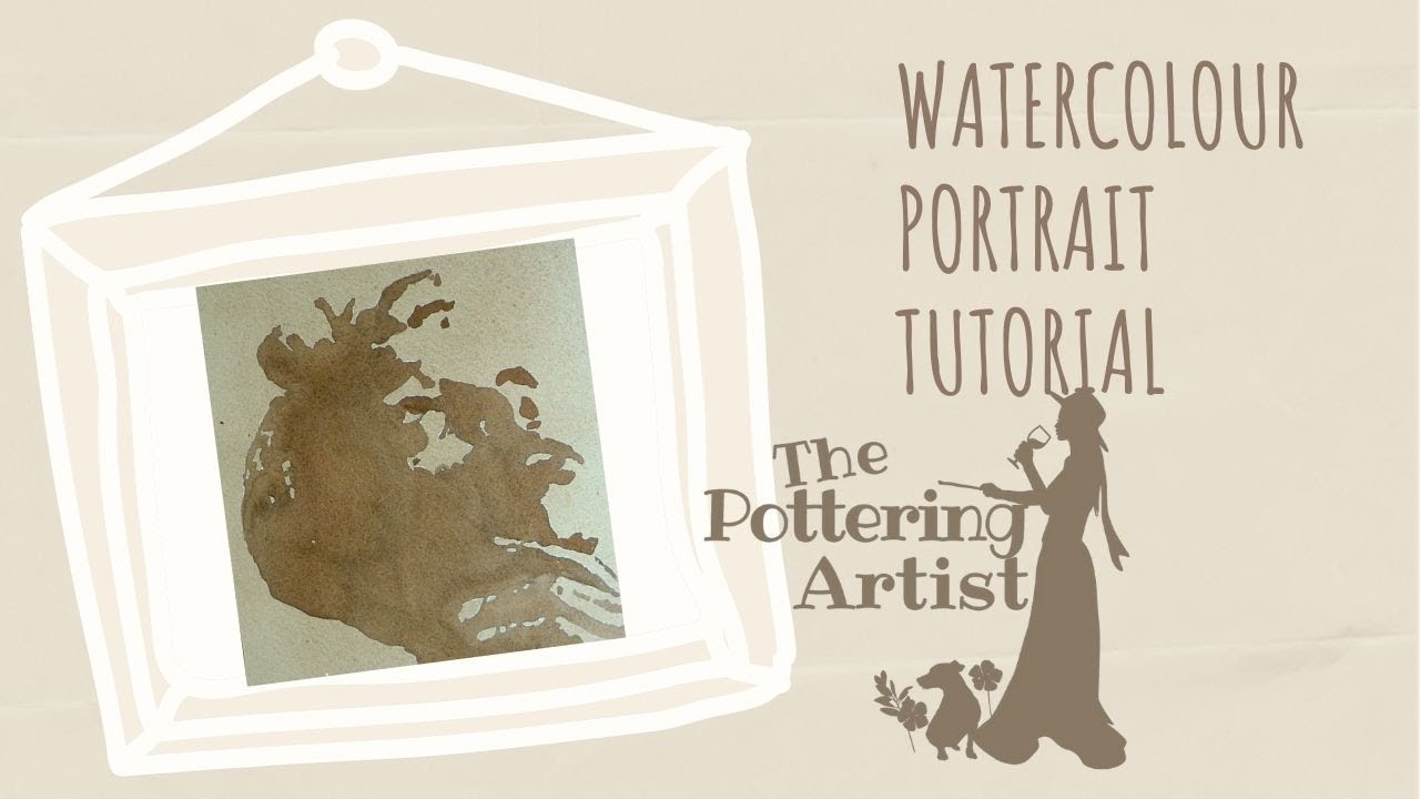 Painting a Notan Watercolor Portrait - YouTube