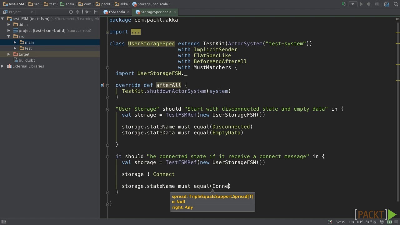 6.3 Testing FSM Learning Akka - YouTube