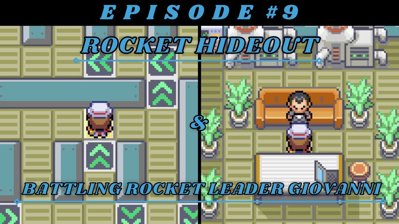 GBA Pokémon Fire-Red: Ep9 Team Rocket Hideout 🚀🥊 | NO COMMENTARY - YouTube