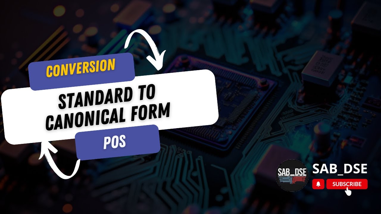 Standard to Canonical Conversion in POS - YouTube