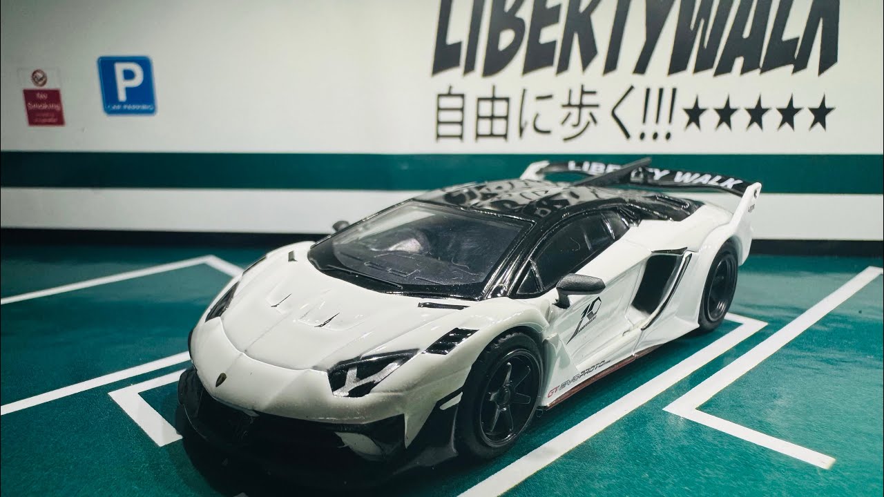 UNBOXING!! MINI GT 467 LB-Silhouette WORKS Lamborghini Aventador GT EVO ...