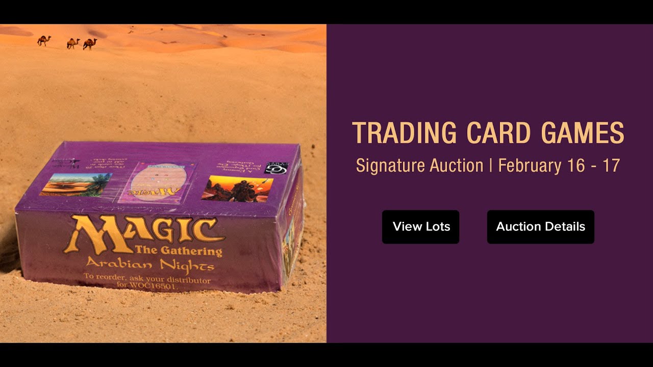 LIVE: Trading Card Games Signature® Auction 7362 - YouTube