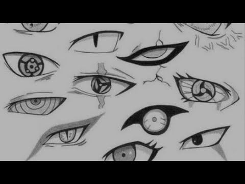 Naruto Eyes Drawing - YouTube