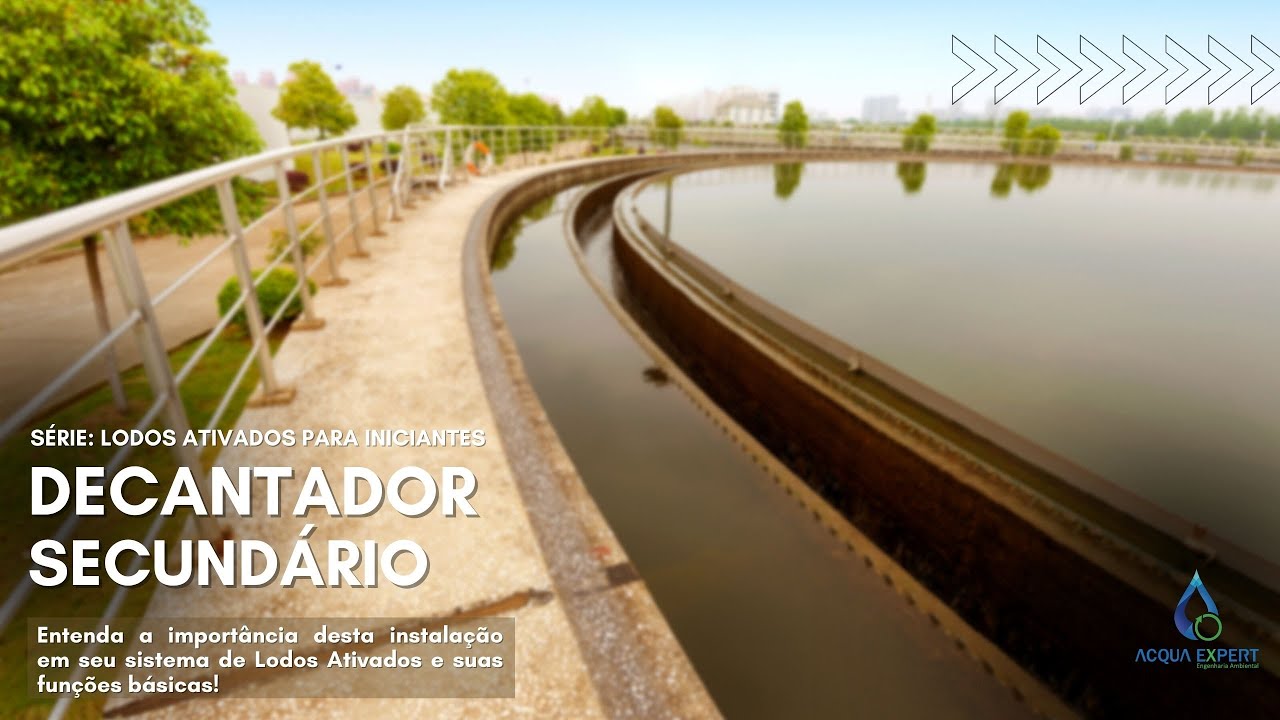 ⚙️ 🌀 Série Lodos Ativados para Iniciantes DECANTADOR SECUNDÁRIO - A ...