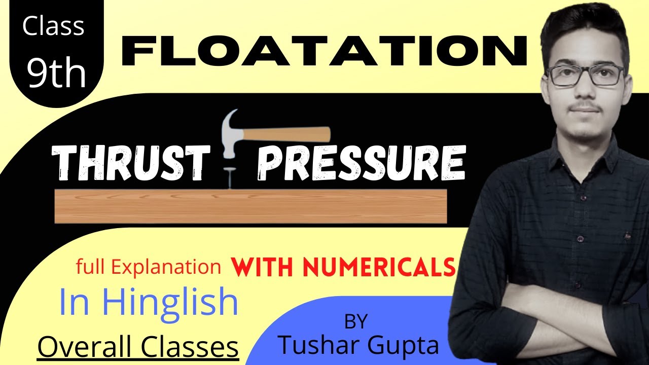 Thrust and Pressure with Numerical || Gravitation || Class 9 || Science ...