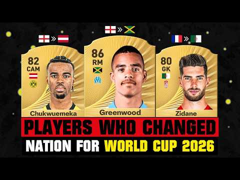 FOOTBALLERS Who Changed Their NATION For WORLD CUP 2026! 💀😲
