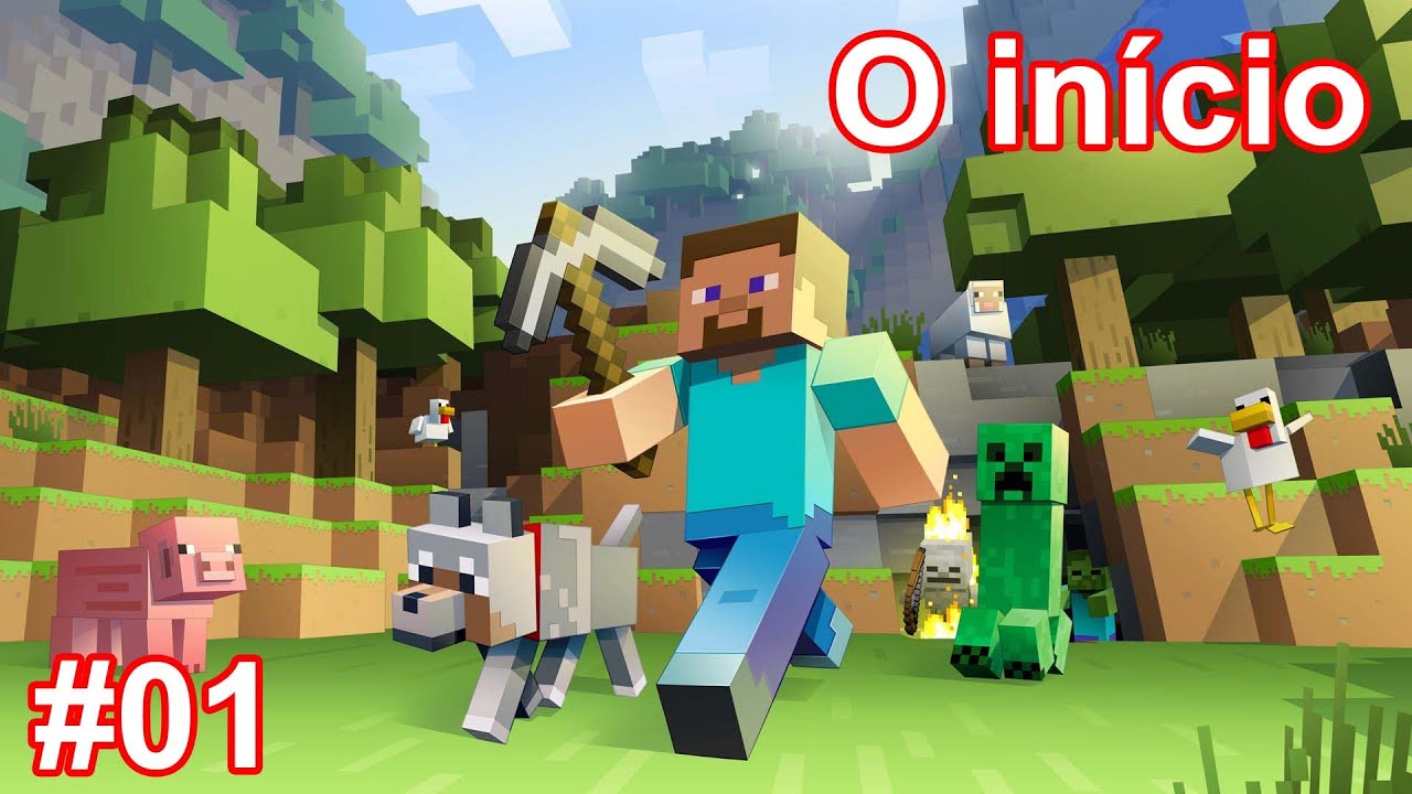 #01 - Aventuras em Minecraft - O início - Português - YouTube