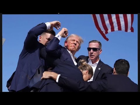 Watch as Snipers and Secret Service protect Donald Trump from Sniper ...