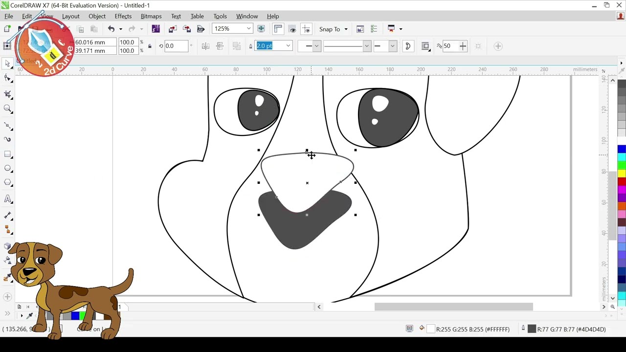 Create a Cartoon Dog | Corel's Magic Dog designed in CorelDraw |Cartoon ...