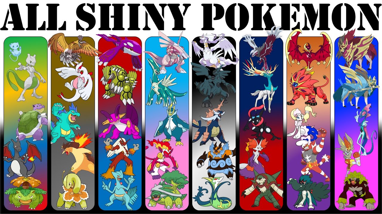 All 898 Shiny Pok mon YouTube