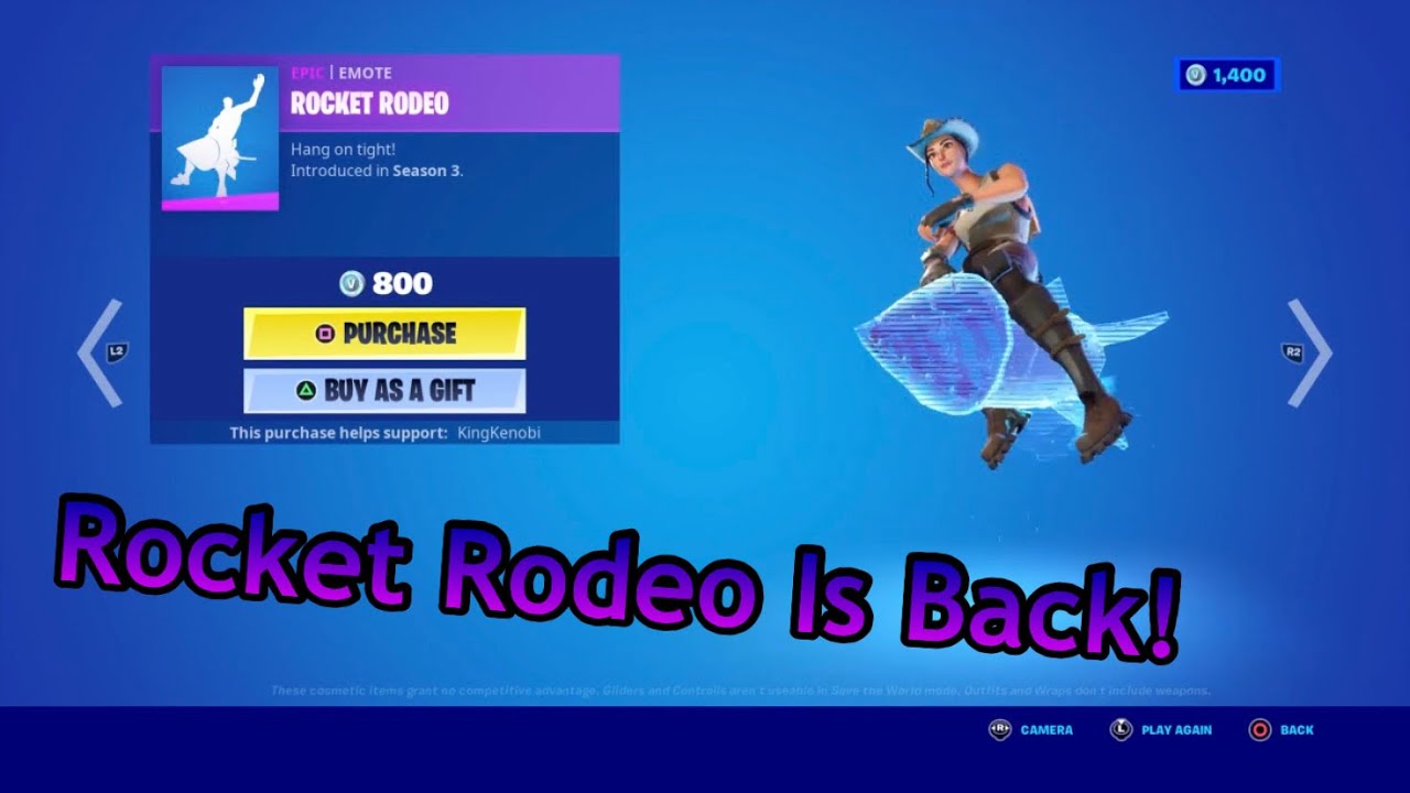 Rocket Rodeo + Mime Time! (Fortnite Item Shop July 10, 2021) - YouTube