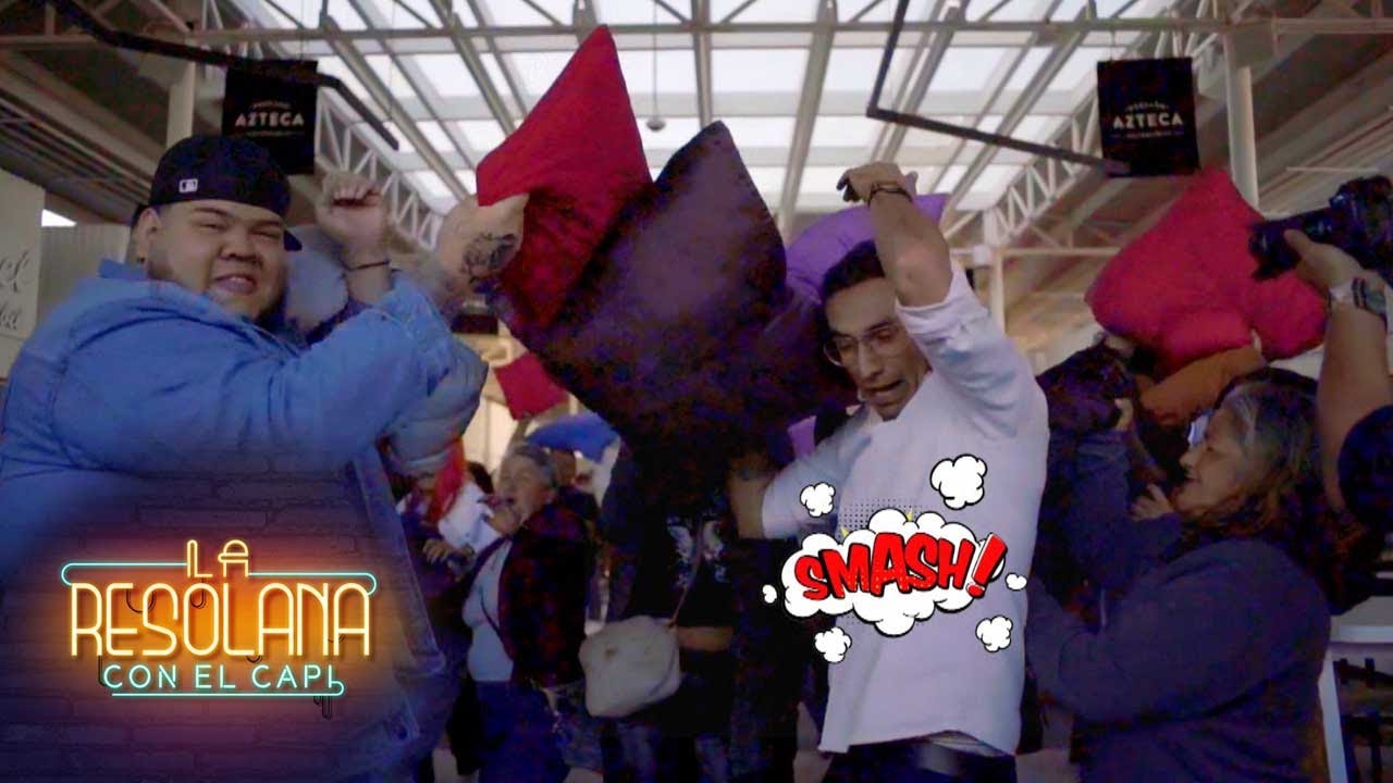 ¡Se armaron los almohadazos con Victor Cibrian y con el Capi Pérez ...