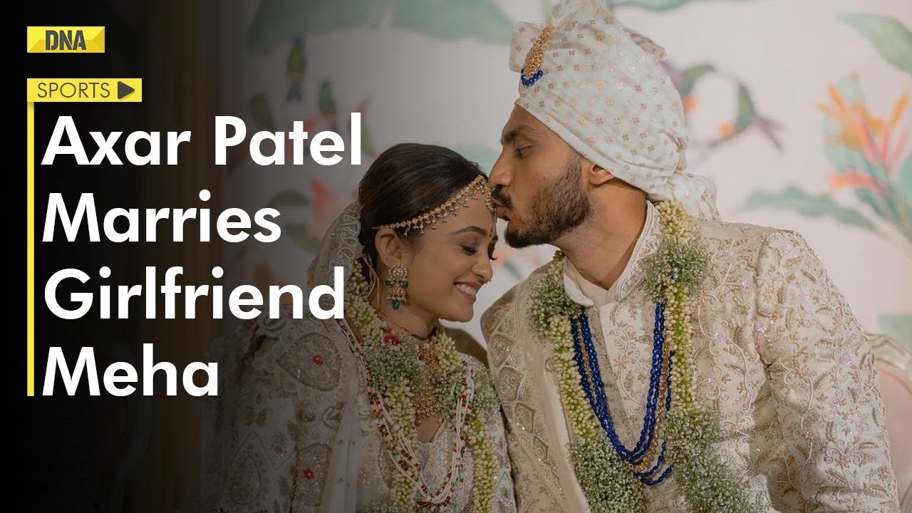 Cricketer Axar Patel marries girlfriend Meha Patel, wedding videos are ...