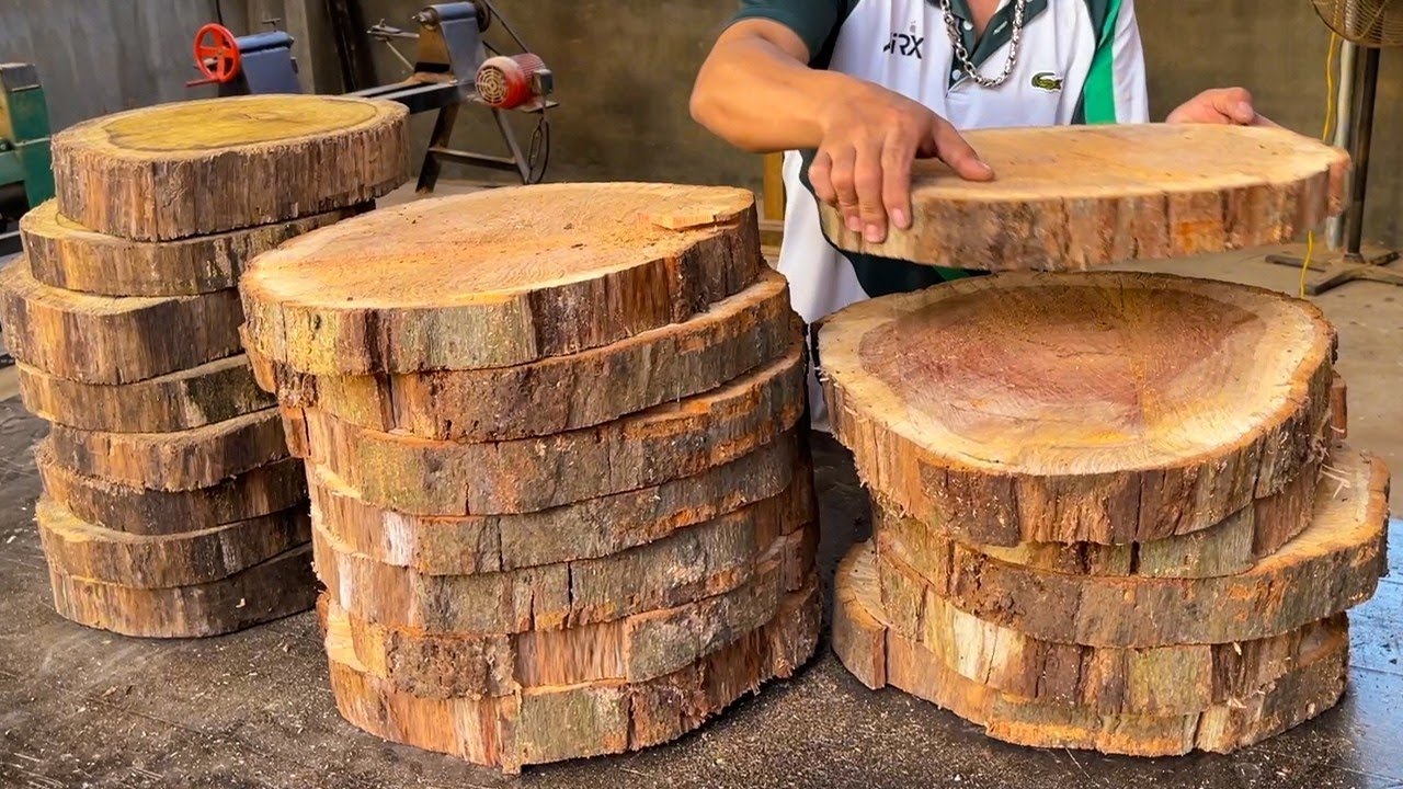 UNBELIEVABLE If Not See What This Genius Boy Did With Tree Logs To ...
