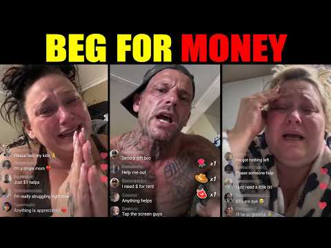Grown Adults Are BEGGING Strangers for Money on TikTok Live