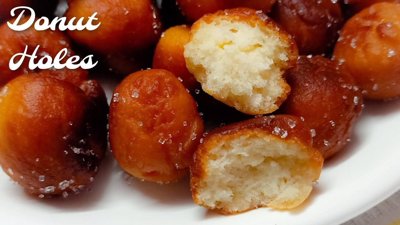 Crisp & Soft Donut Holes | Without Oven | No Egg - YouTube