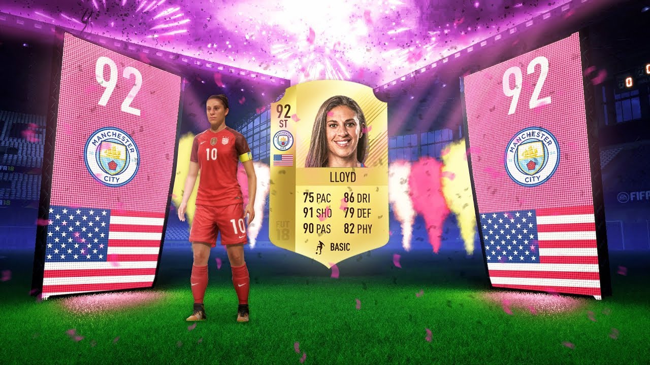 WOMAN in a PACK + PROOF!! (FIFA 18) - YouTube