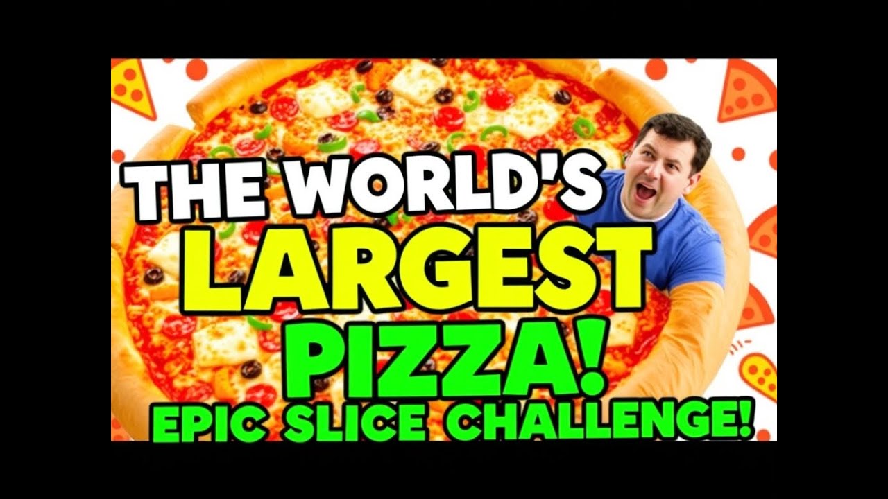 "The World's Largest Pizza: Epic Slice Challenge You Won't Believe!" - YouTube