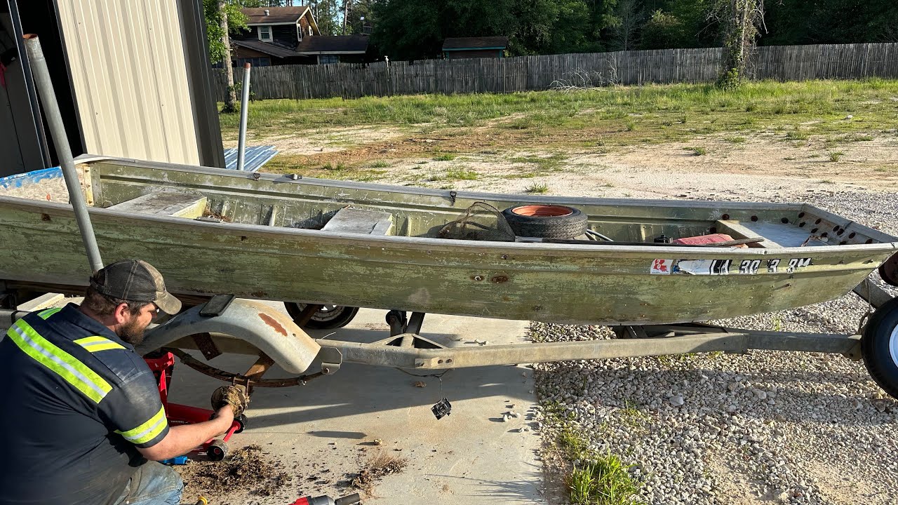 John boat build part 1 - YouTube