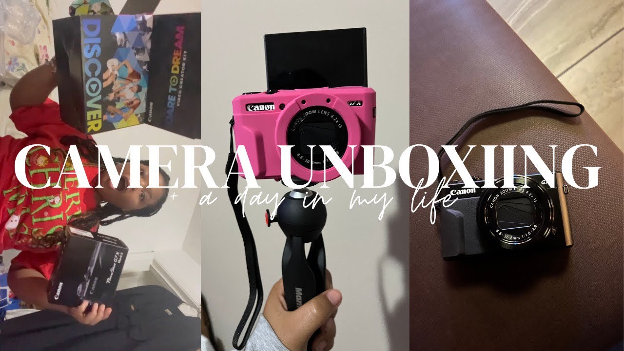 unboxing & reviewing my FIRST camera ever! - Canon g7x mark ii - - YouTube