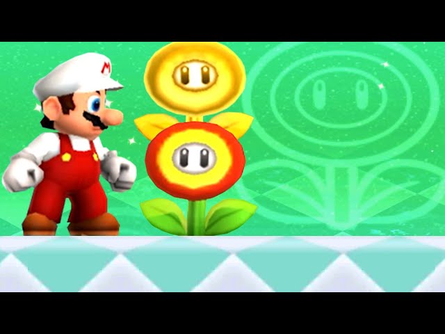 Super Mario 3d World Peach Fire Flower Drinking With Mario