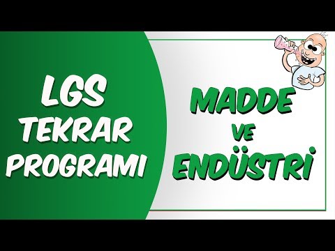LGS Tekrar Programı Fen | Madde ve Endüstri
