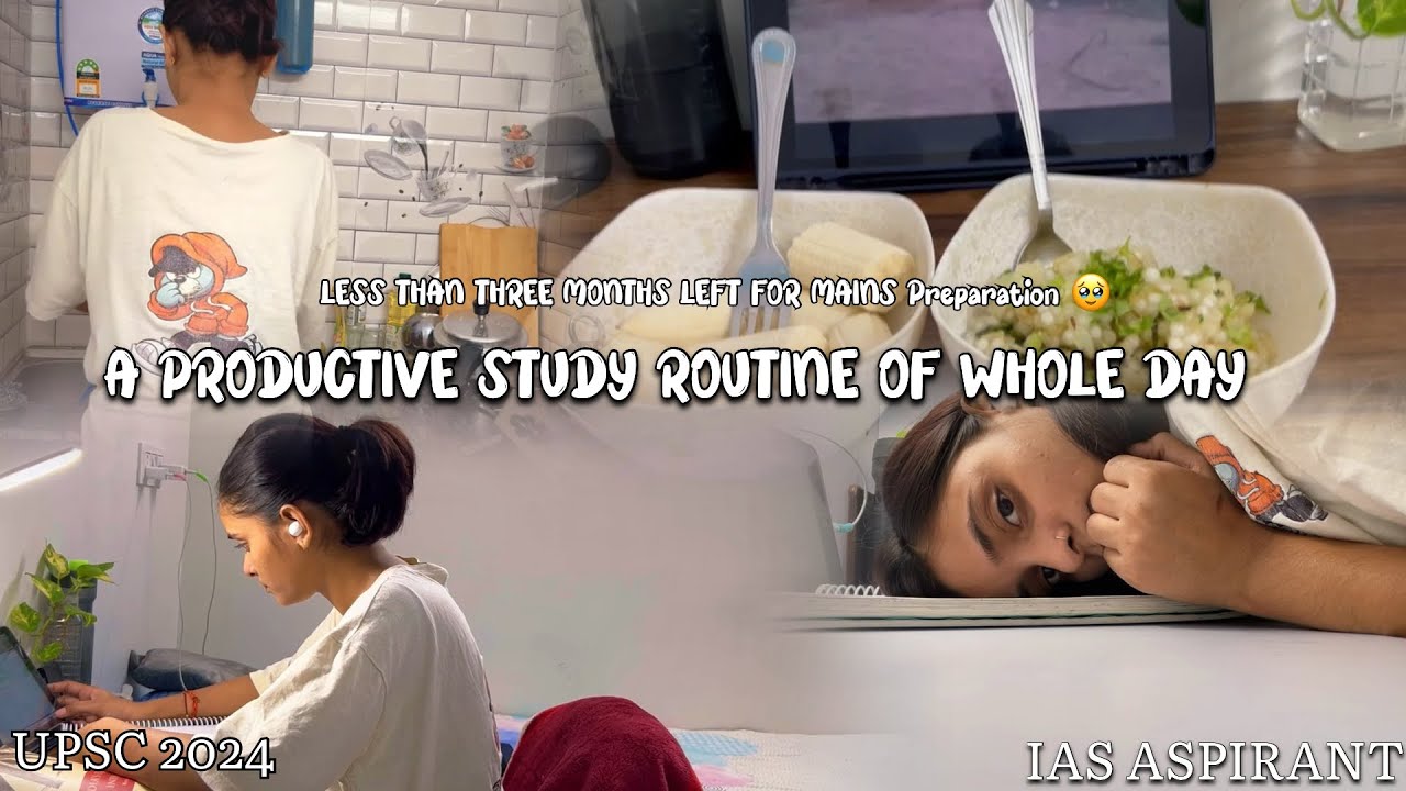 UPSC STUDY ROUTINE | Life of IAS ASPIRANT | UPSC STUDY VLOG 📚 | UPSC ...