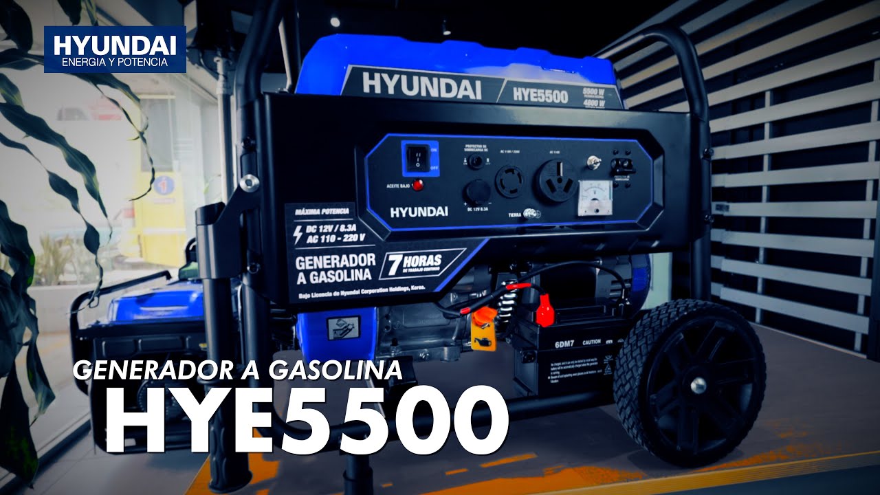 NUEVO GENERADOR PORTÁTIL HYUNDAI - HYE5500💥⚡️ - YouTube
