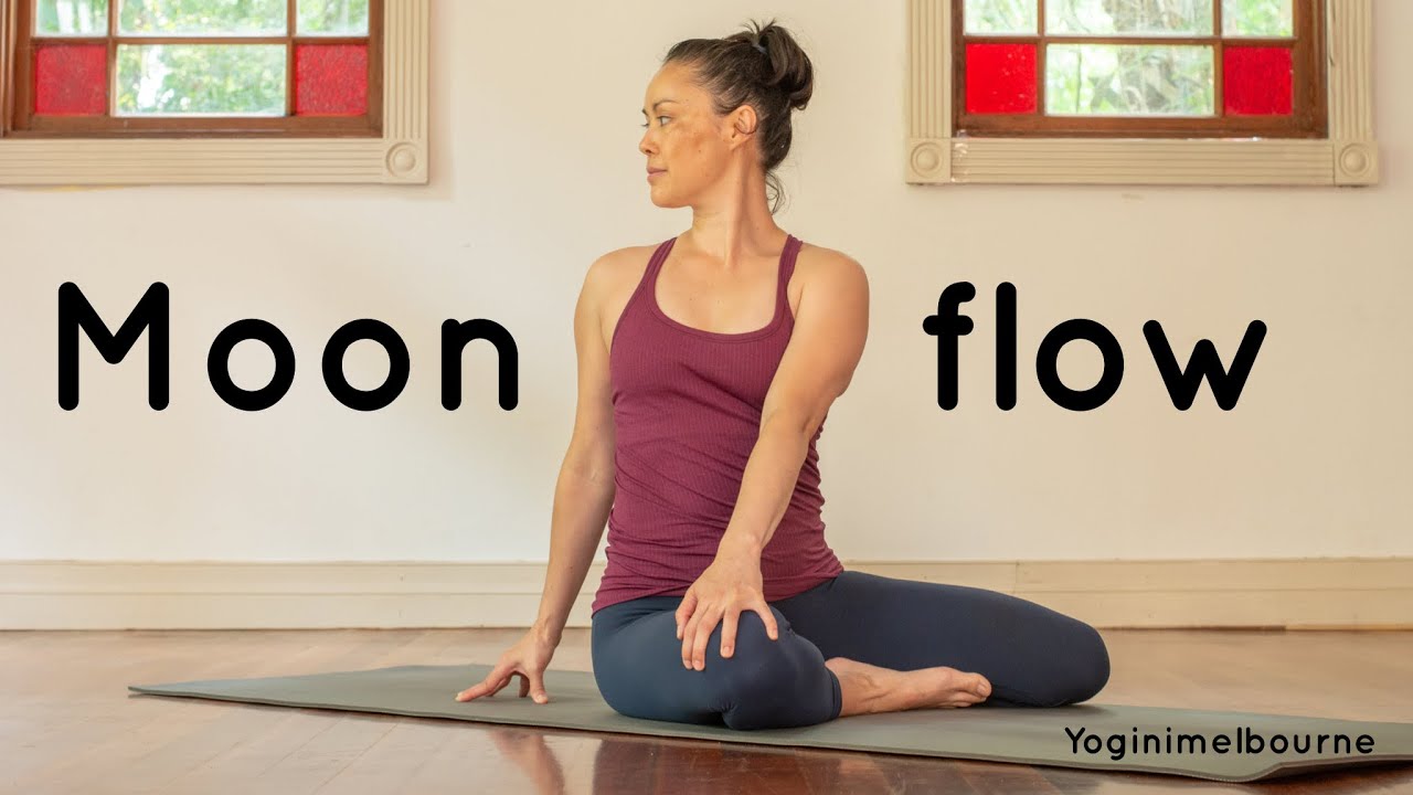 Moon yoga flow | gentle | whole body | 20min | - YouTube