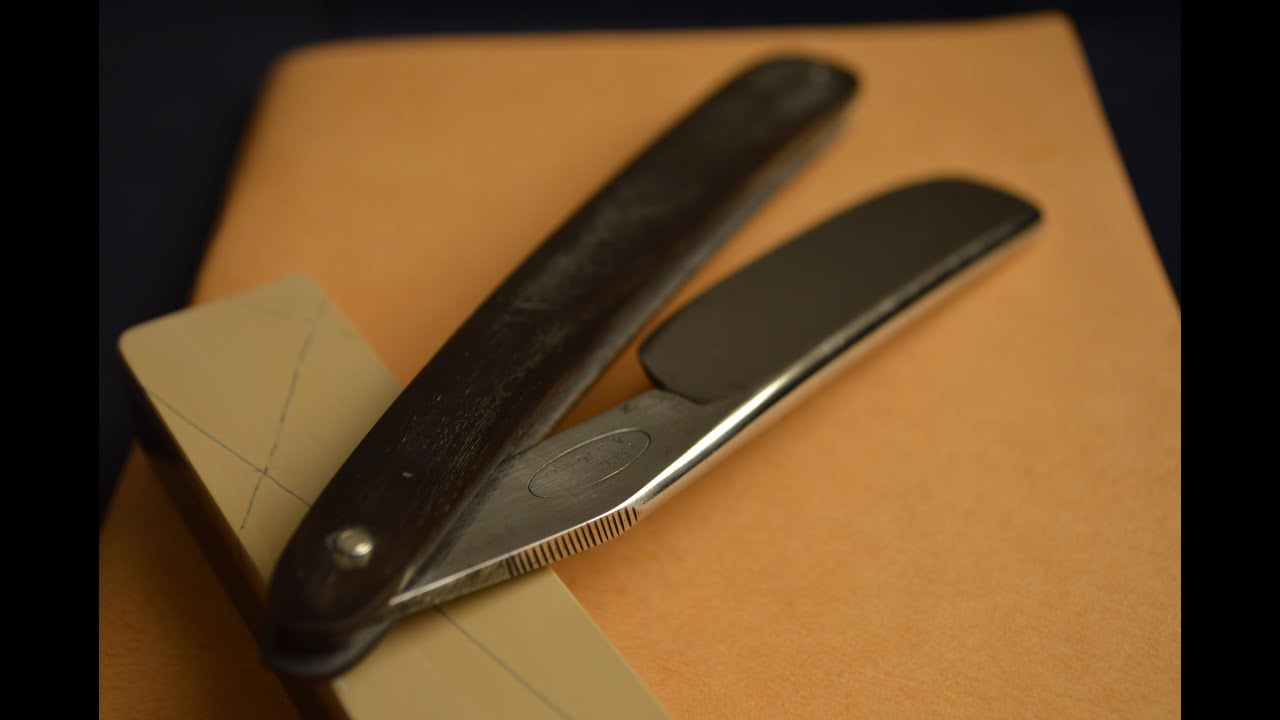 straight razor restoration lecollier a nogent - YouTube