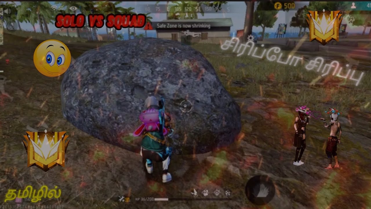 😜சிரிப்போ சிரிப்பு!!🤯|Free Fire Attacking Squad Ranked Gameplay Tamil ...