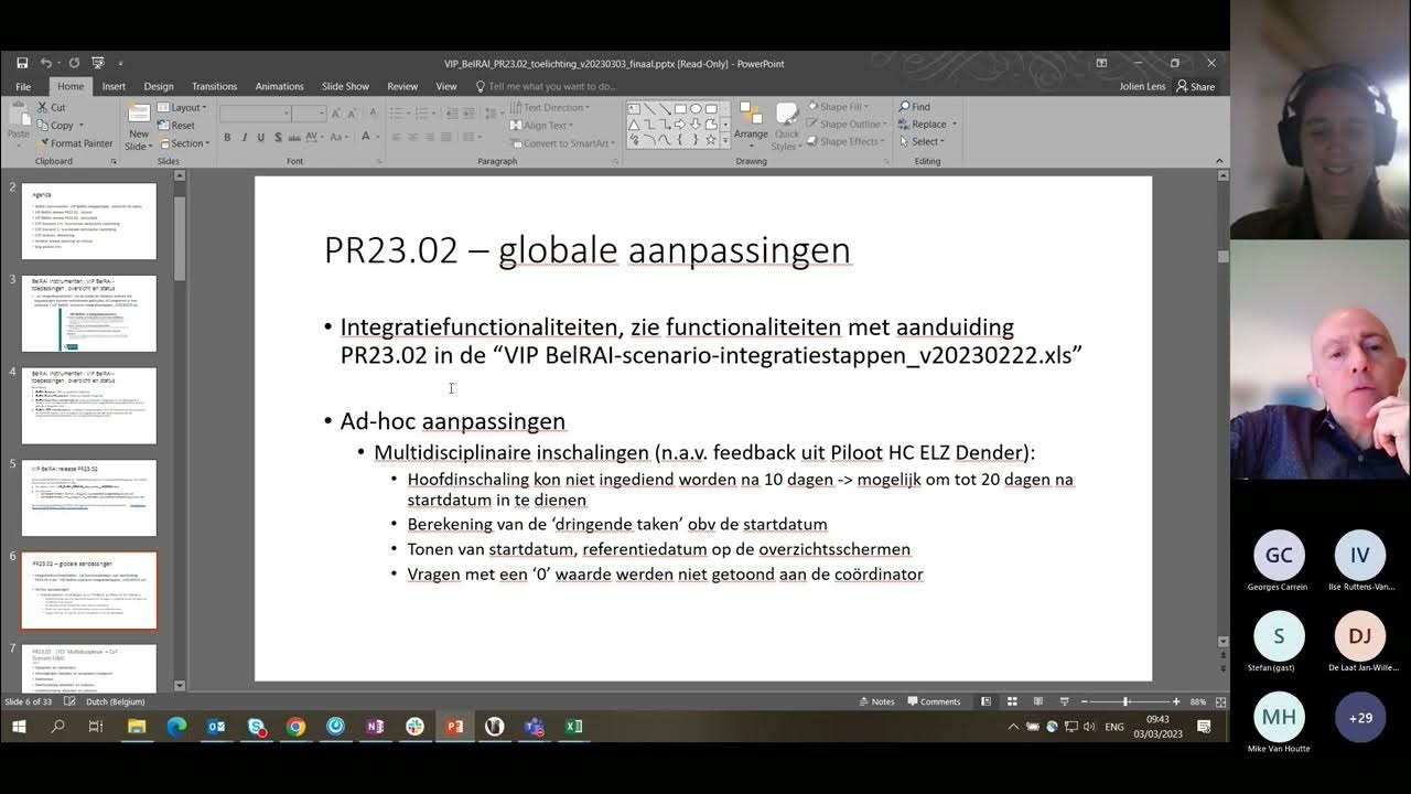 VIP BelRAI: ICT-releasetoelichting voor de ICT-actoren/SW-ontwikkelaars ...