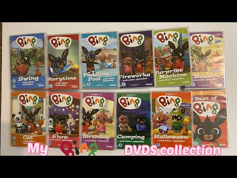My BING DVDs collection 📀🥰😘 - YouTube