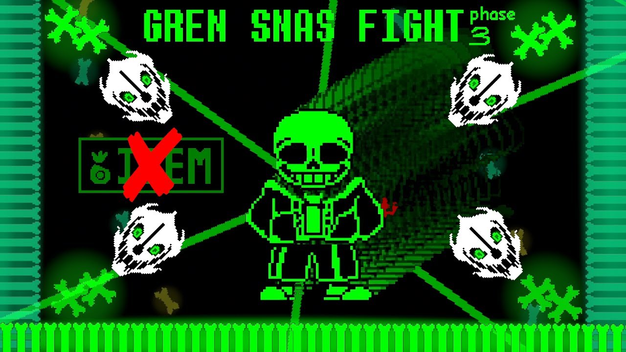 [NO ITEM] Undertale Fangame ~ GREN SNAS PHASE 3 by BenLabno - YouTube